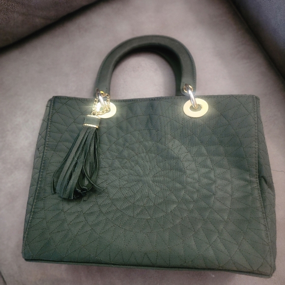 Luna Borsa | Bags | Vtg Authentic Luna Borsa Purse New Green Bag With ...